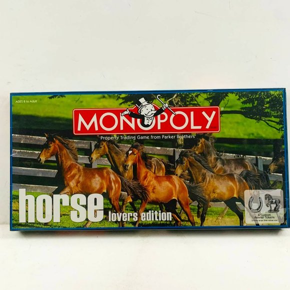 Hasbro | Games | Vintage Monopoly Horse Lovers Edition Board Game ...